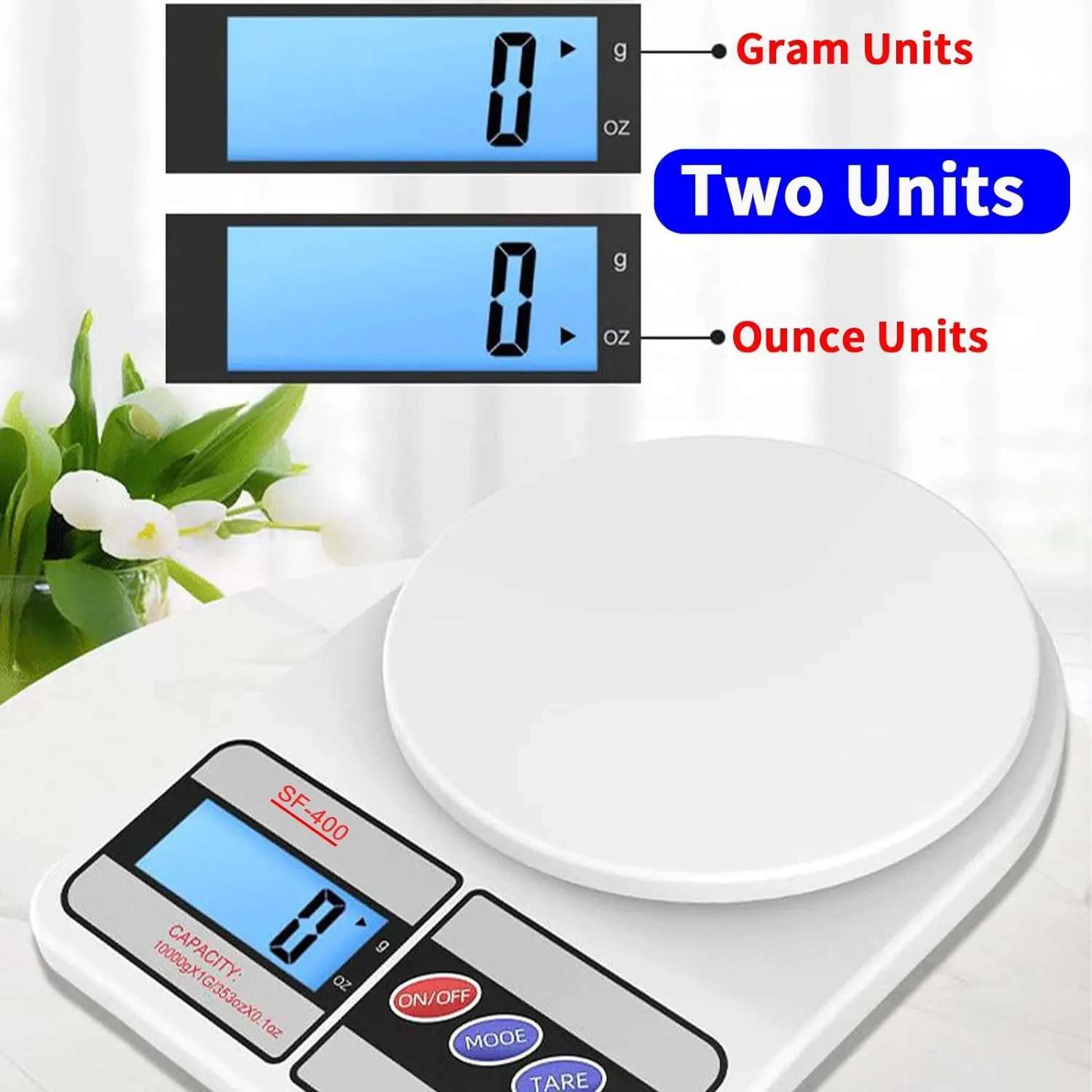 Digital Kitchen Scale 5kg/1g High-Precision LED Electronic Scales ...